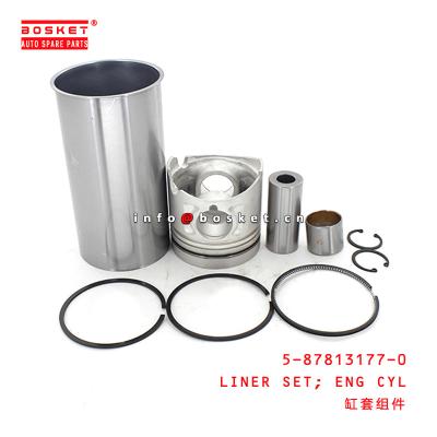 China ISUZU NKR55 4JB1 Engine Cylinder Liner Set 5878131770 5-87813177-0 2kg for sale