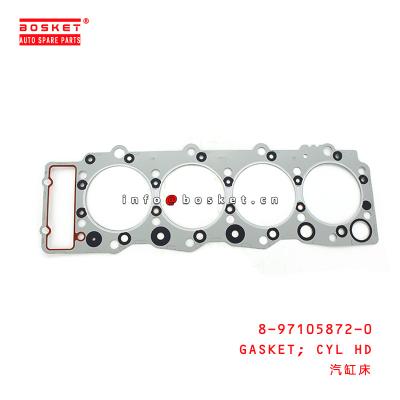China Cylinder Head Gasket 8-97105872-0 8971058720 for ISUZU NKR NPR 4HF1-O Engine for sale