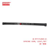 China Front Leaf Spring Assembly 8-97174305-0 8971743050 for ISUZU NPR71 31kg for sale