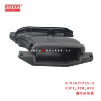 China Heater Air Duct 8974312650 8-97431265-0 for ISUZU VC46 6UZ1 Engine 0.152kg for sale