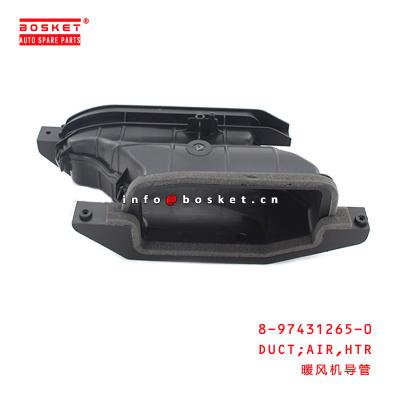 China Heater Air Duct 8974312650 8-97431265-0 for ISUZU VC46 6UZ1 Engine 0.152kg for sale