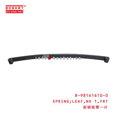 China ISUZU CYZ 6WG1 Front No.1 Leaf Spring 8981616100 20.65kg Truck Chassis Part for sale
