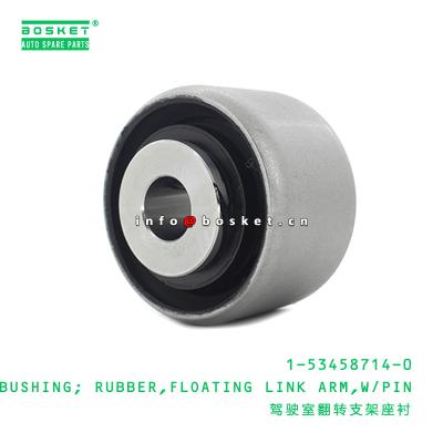 China ISUZU CXZ81 10PE1 Floating Link Arm Rubber Bushing with Pin 1-53458714-0 1534587140 for sale