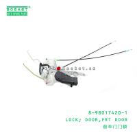 China ISUZU NMR Front Door Lock 8-98017420-1 8980174201 0.62kg Replacement for sale