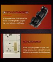 China Power Window Master Switch 84820-12340 84820-60110 for Toyota Corolla RAV4 12V for sale