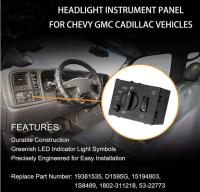 China Headlight Switch for Chevy Silverado Suburban Tahoe 2003-2006 GMC Sierra Yukon Cadillac Escalade for sale