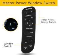 China Chevrolet Corvette 1997-2004 Left Driver Side Electric Power Window Switch ABS Plastic 19209381 for sale