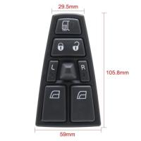 China Power Master Control Switch for Volvo Truck FH12 FM12 FH FM VNL 24V 20953592 20455317 for sale