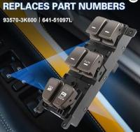 China OE NO. 93570-3K600 Master Power Window Switch Button for Hyundai Sonata 2009 2010 for sale