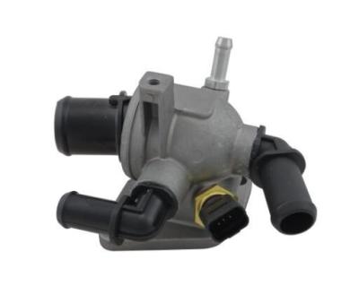 China Aluminium Thermostat Housing 55211694 4 Pin with Thermostat and Sensor for FIAT for sale