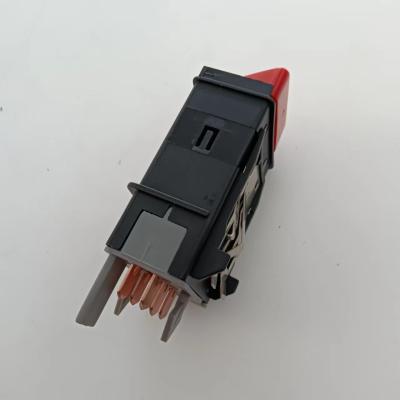 China 6N0953235 Hazard Warning Lamp Switch Emergency Switch Compatible for VW Polo 6N2 Lupo 12V for sale