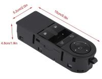 China Electric Window Control Switch for Astra H Zafira B 13228706 ABS Left Replace Repair for sale
