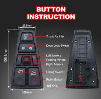 China Window Switch for Volvo Truck VNL 20953592 20455317 20452017 21354601 21277587 20568857 for sale