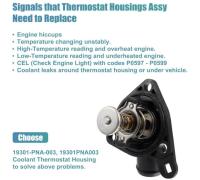 China Engine Coolant Thermostat Housing Assembly for Honda CR-V 2002-2006 19301-PNA-003 for sale