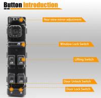 China Hummer H2 2003-2007 Front Driver Side Master Mirror Control Switch Module 15883429 for sale