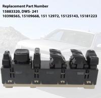 China Front Driver Left Side Power Window Switch 15883320 Black for 2007 Sierra 1500 Classic for sale