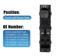 China H2 Electric Power Window Switch for Front Left Drive Side Car Cadi-llac GMC Chevrolet for sale