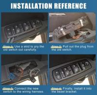 China H2 Electric Power Window Switch for Front Left Drive Side Car Cadi-llac GMC Chevrolet for sale