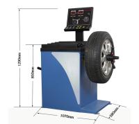 China 1000mm 200r/Min Automatic Wheel Balancer Tire Centers Commercial Tire Balancer Machine for sale