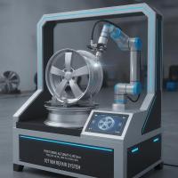 China CNC Wheel Repair Machine with 0.001mm Positioning Accuracy 10T Working Pressure and 15 Inches Max Wheel Diameter for sale