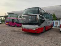 China 45 Seater Used Passenger Coach Bus Yutong ZK6127 Left Hand Drive Double Doors Air Bag for sale
