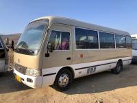 China 26 Seats Used TOYOTA Coaster Mini Bus Passenger Tourism Bus With Electric Door for sale