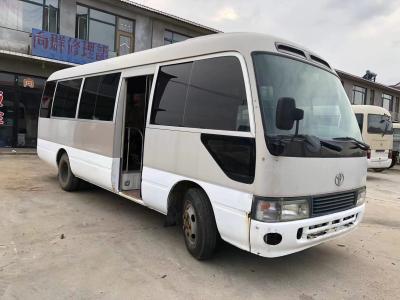 China Left Hand Drive Used Toyota Coaster Bus Front Engine 30 Seat Bus For Business for sale