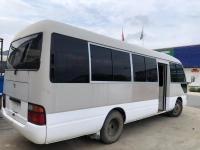 China 30 Seater Used Coaster Buses Mini Coach Bus 1HZ Front Engine Bus for sale