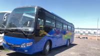 China 2015 Year 47 Seats Used Yutong ZK6107 Coach Bus With New Seat LHD Steering for sale