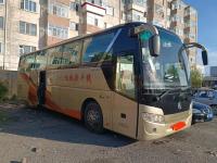 China 2012 Golden Dragon Used Coaster Bus XML6113 LHD Left Hand Driving 49 Seats Coach for sale