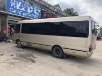 China Toyota Mini Used Coaster Bus With Left Passenger Door 23 Seats 1Hz Diesel Engine for sale