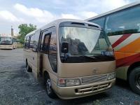 China 2016 Year 29  Seats Used Toyota Coaster Bus Second Hand With Diesel 1Hz Engine for sale