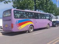 China 49 Seats Used Coach Buses Rhd Front Engine Yutong ZK6102D Plate Spring Suspension for sale