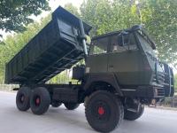 China Used 310hp Powerful Diesel Fuel Full Drive Tipper With 3 Differential Locks 6X6 Dump Truck for sale