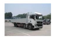 China 2 Vans Cargo Truck Euro Ii Howo Powerful Cargo Truck 420hp Double Fence Trailers Truck for sale