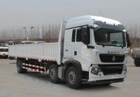 China 2 Vans Cargo Truck Euro Ii Howo Powerful Cargo Truck 420hp Double Fence Trailers Truck for sale