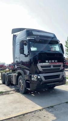 China Used Sinotruck 6*4 10 Wheel 440 Horse Power Tractor Howo T7 Head Diesel Engine Trailer Head for sale