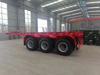 China Three Axle Semi Trailer Platform Trailer Brand New Made In China for sale