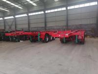 China Three Axle Semi Trailer Platform Trailer Brand New Made In China for sale