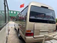China Toyota Coaster 29seats Used Mini Bus Automatic Door 1Hz Low Kilometer for sale