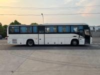 China Air Suspension Higer Brand Used Coach Bus 53 Seater Double Doors Wp.7 Diesel Engine KLQ6129 for sale