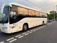 China Air Suspension Higer Brand Used Coach Bus 53 Seater Double Doors Wp.7 Diesel Engine KLQ6129 for sale