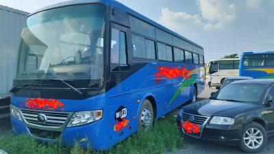 China Front Engine Bus Yutong Brand Right Hand Drive 53seats WIFI System ZK6112D Condition for sale
