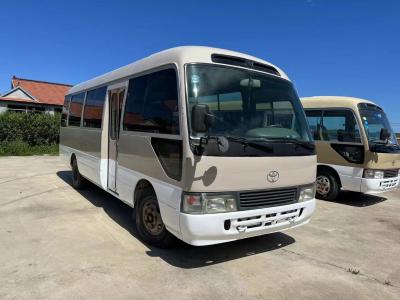 China 2012 Year 23 Seats Used Toyota Coaster Bus 1Hz Diesel Engine With Folding Door In Good Condition for sale