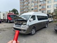 China Chinese Brand Hiace 18seats Used Mini Van 3TZ Engine Gasoline 2016 Jinbei Hiace for sale