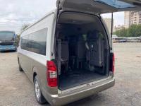 China Chinese Brand Hiace 18seats Used Mini Van 3TZ Engine Gasoline 2016 Jinbei Hiace for sale