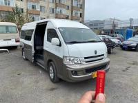 China 2016 Year 18 Seats Used Mini Bus Gasoline JINBEI Hiace 3TZ Engine No Accident In Good Condition for sale