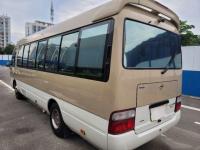 China 29seats Used Toyota Coaster Bus Mini Van Coach Bus Used 2TR Gasoline Engine for sale