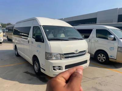 China 2017 Year 13 Seats Used Toyota Hiace Mini Bus With Front Engine Manual Transmission for sale