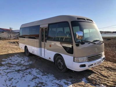 China Used Passenger Bus Toyota Coaster Used Mini Coach 29seats Mechanic Pump 1HZ Engine for sale